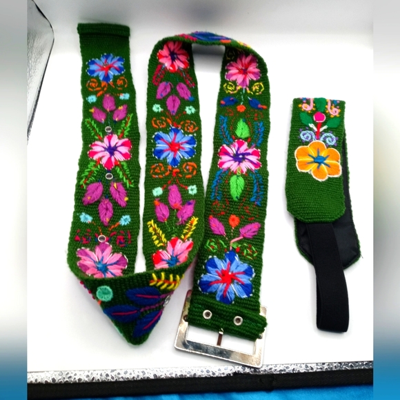 Accessories | Hand Embroidered Peruvian Belt Set Andean Community ...